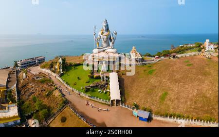 Murdeshwar, India - March 17, 2023: Lord Shiva statue at the ...