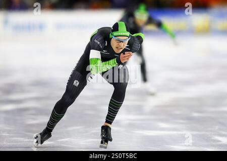 HEERENVEEN - Marcel Bosker in action during the Dutch Marathon Skating ...