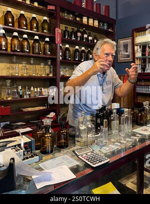 Serbia, Belgrade - September 14, 2024: Sava perfume shop in Belgrade is ...