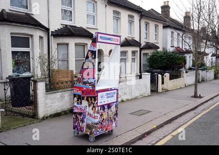 A match programme stall ahead of the Premier League match at Selhurst ...