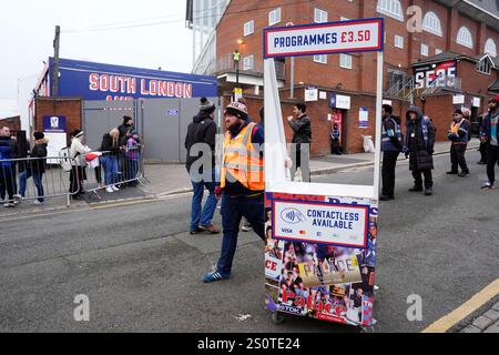 A match programme stall ahead of the Premier League match at Selhurst ...