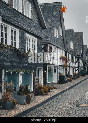 beautiful view of old town Freudenberg in Germany Stock Photo - Alamy