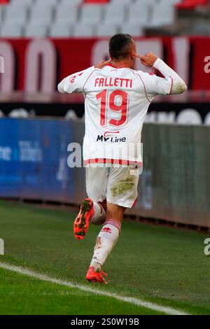 Cesar Falletti of SSC Bari celebrates after scoring a goal during SSC ...