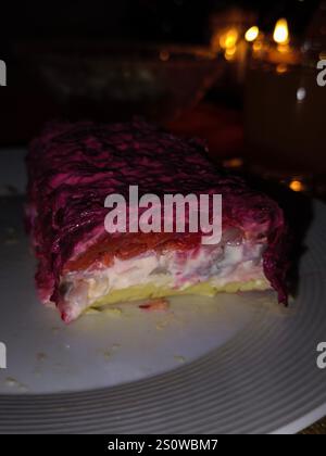 Traditional Christmas dinner in Czech Republic - carp fillet with ...