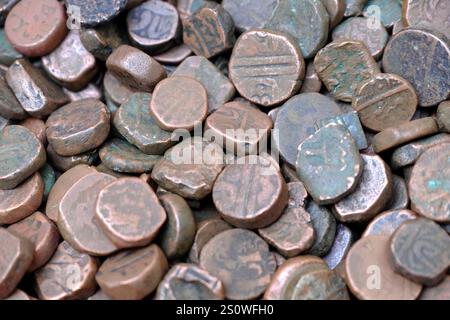 Extremely Rare Old Coins of the Mughal Empire Stock Photo - Alamy