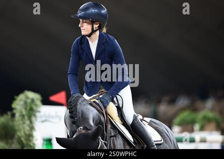 Deirdre Reilly of Ireland with Kafka vd Heffinck during the Jumping ...
