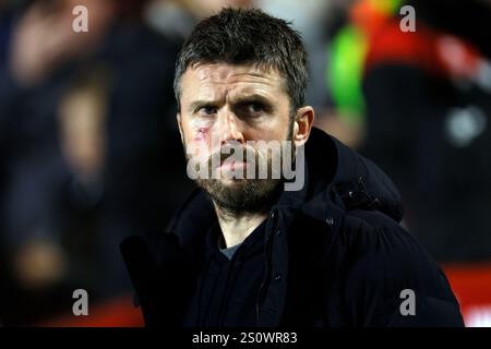 Middlesbrough manager Michael Carrick before the Wear Tees Derby ...