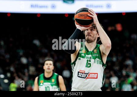 16 Cedi Osman of Panathinaikos AKTOR Athens plays during the Euroleague ...