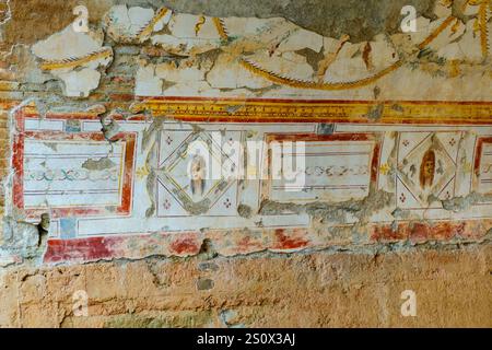 Ephesus, Turkey, Turkiye. Roman Terrace House Floor Medusa Mosaic Stock ...