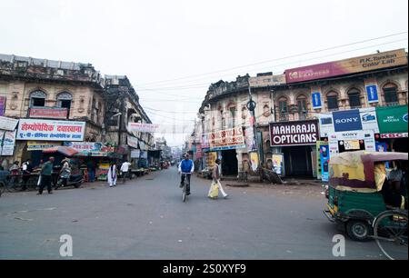 Old historical buildings at Kaiserbagh Circle in Lucknow, India Stock ...