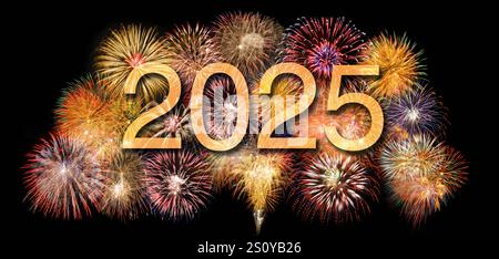 Neujahr 2025 Symbolfoto zu Neujahr und Jahreswechsel 2024/2025 mit ...