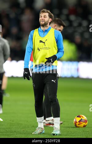 Derby County's Tom Barkhuizen before the Sky Bet Championship match at ...