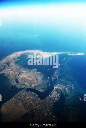 Aerial view of Al Jubail, Saudi Arabia Stock Photo - Alamy