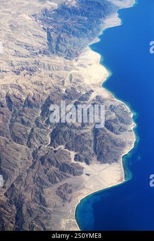 Aerial views of the Sinai desert in Egypt Stock Photo - Alamy