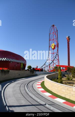 PortAventura, Spain. 6 April 2017. Ferrari Land opened at PortAventura World in Salou, Spain ...