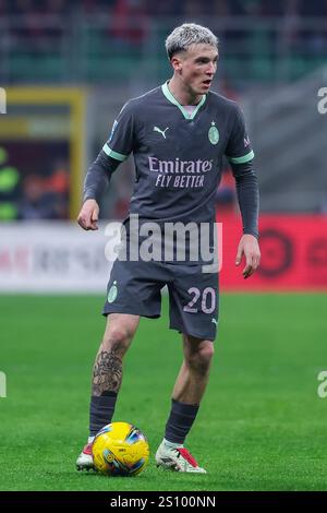 Alejandro Jimenez Sanchez of AC Milan seen in action during Serie A ...