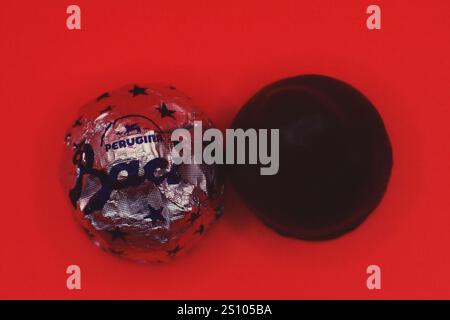 Baci Perugina Chocolate with hazelnut grains and whole hazelnut coated ...