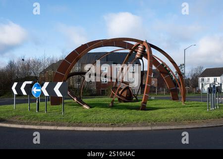 Armillary Sphere sculpture by Mark Renn, Banbury Road, Stratford-upon ...