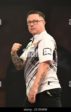 Callan Rydz during his match with Robert Owen during day thirteen of ...