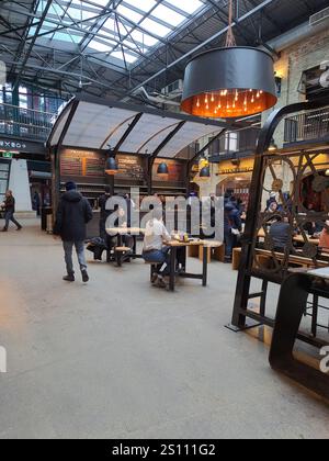 Businesses inside The Forks in downtown Winnipeg, Manitoba, Canada ...