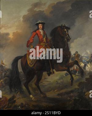 The equestrian portrait of King William III, painted by Jan Wyck ...
