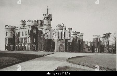 Eridge Castle - postcard (5 Stock Photo - Alamy