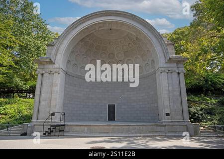 Central Park Naumburg Bandshell Manhattan New York City USA Stock Photo ...