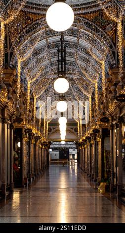 LEEDS, UK - DECEMBER 24, 2024. The interior of the Trinity Shopping ...