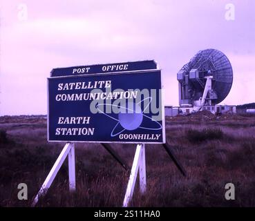 Goonhilly Downs satellite earth station,Cornwall, 1960's Stock Photo ...