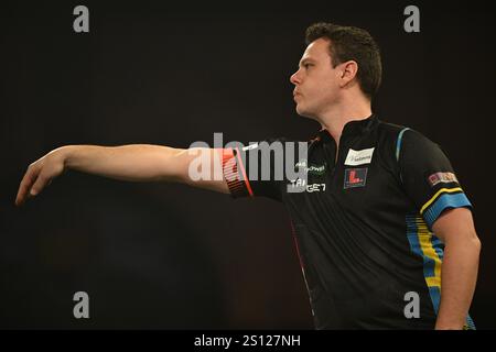 Jeffrey de Graaf during their match against Paul Lim on day three of ...