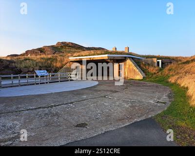 WWII bunker at Cape Spear Lighthouse National Historic Site in St. John ...