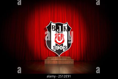 Besiktas JK, Besiktas Gymnastics Club - BJK Visual Design Stock Photo ...