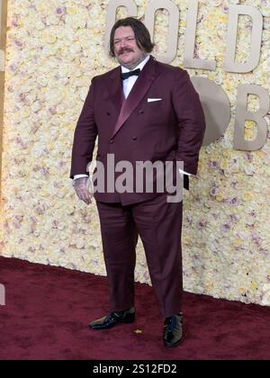Matty Matheson at the 81st Golden Globe Awards held at the Beverly ...