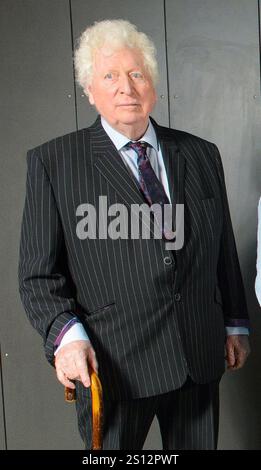 Tom Baker British actor in television role in February 1980 Stock Photo ...