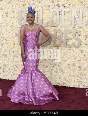 Erika Alexander at the 81st Golden Globe Awards held at the Beverly ...