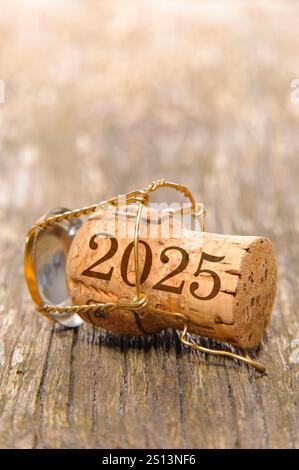 Neujahr 2025 Symbolfoto zu Neujahr und Jahreswechsel 2024/2025 mit ...