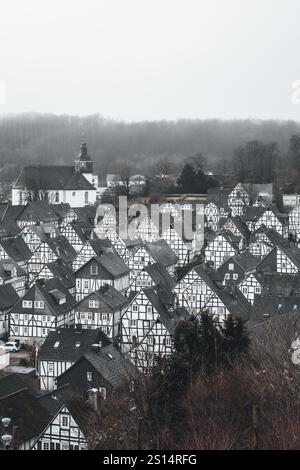 Cityscape of Freudenberg in Siegerland Germany Stock Photo - Alamy