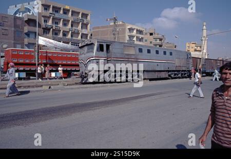 Railway, Suez, Red Sea, Egypt, September 1989 Stock Photo - Alamy