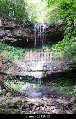 Waterfalls & Streams near Hafod Arch, Clydach Gorge Stock Photo - Alamy