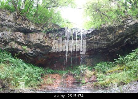 Waterfalls & Streams near Hafod Arch, Clydach Gorge Stock Photo - Alamy
