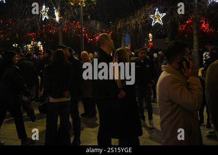 Athens, Greece. 31st Dec, 2024. Athens, Greece, January 1st, 2025 ...