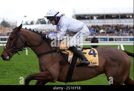 Springwell Bay ridden by Jonjo O'Neill Jr (centre) during the Jack ...