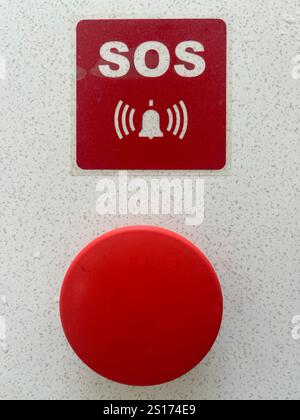 SOS button, SOS knob, emergency, safety, public bathroom, public ...