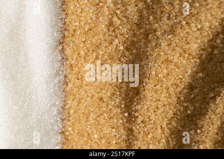 Two types of crystalline sugar are white refined beet sugar and brown ...