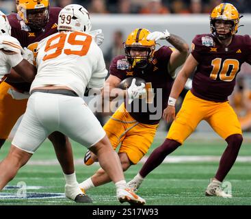 Arizona State running back Cam Skattebo (RB28) poses for a portrait at ...