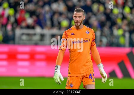 David De Gea of Acf Fiorentina looks on during the Serie A match ...