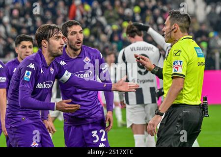 Luca Ranieri of Fiorentina seen in action during the Serie A match ...