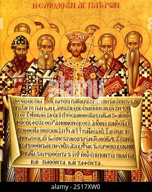 The First Council of Nicaea Stock Photo - Alamy