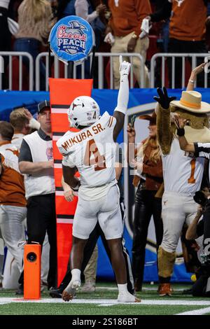 Texas defensive back Andrew Mukuba (DB45) poses for a portrait at the ...