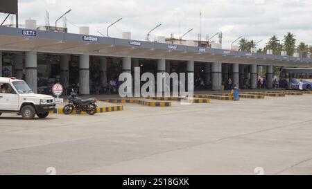 Nagercoil,Tamilnadu,India - December 03 2024: View of Christopher Bus ...